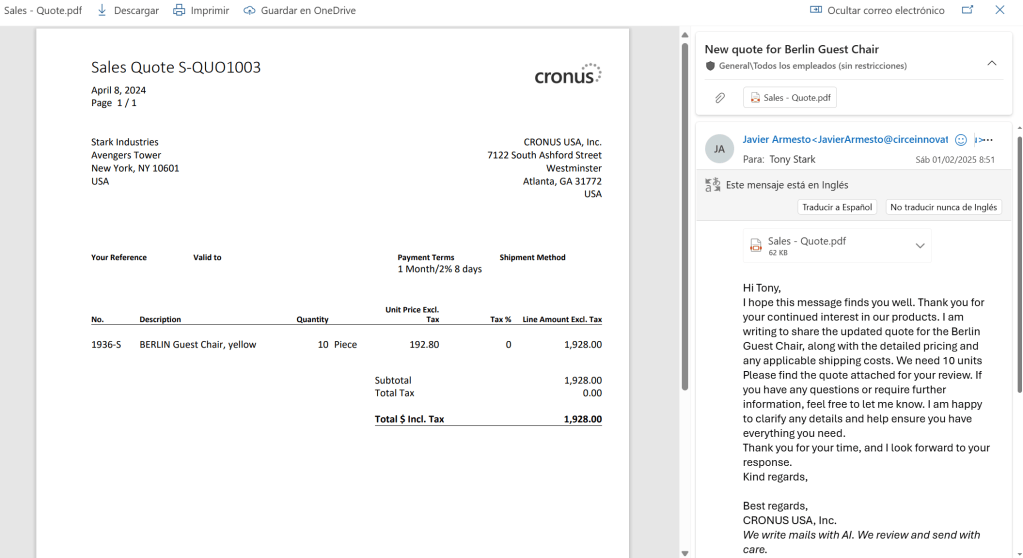 Sales Order Agent en Microsoft Dynamics 365 Business Central – Tech ...